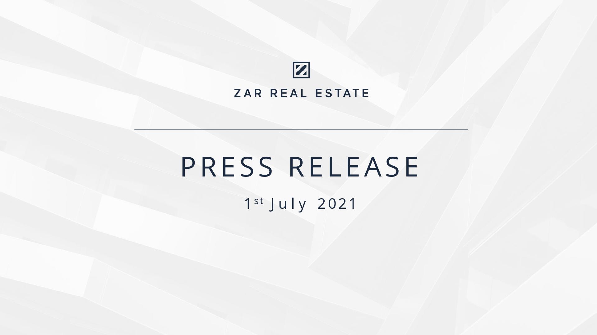 ZAR Real Estate Holding launches the next phase of its corporate ...